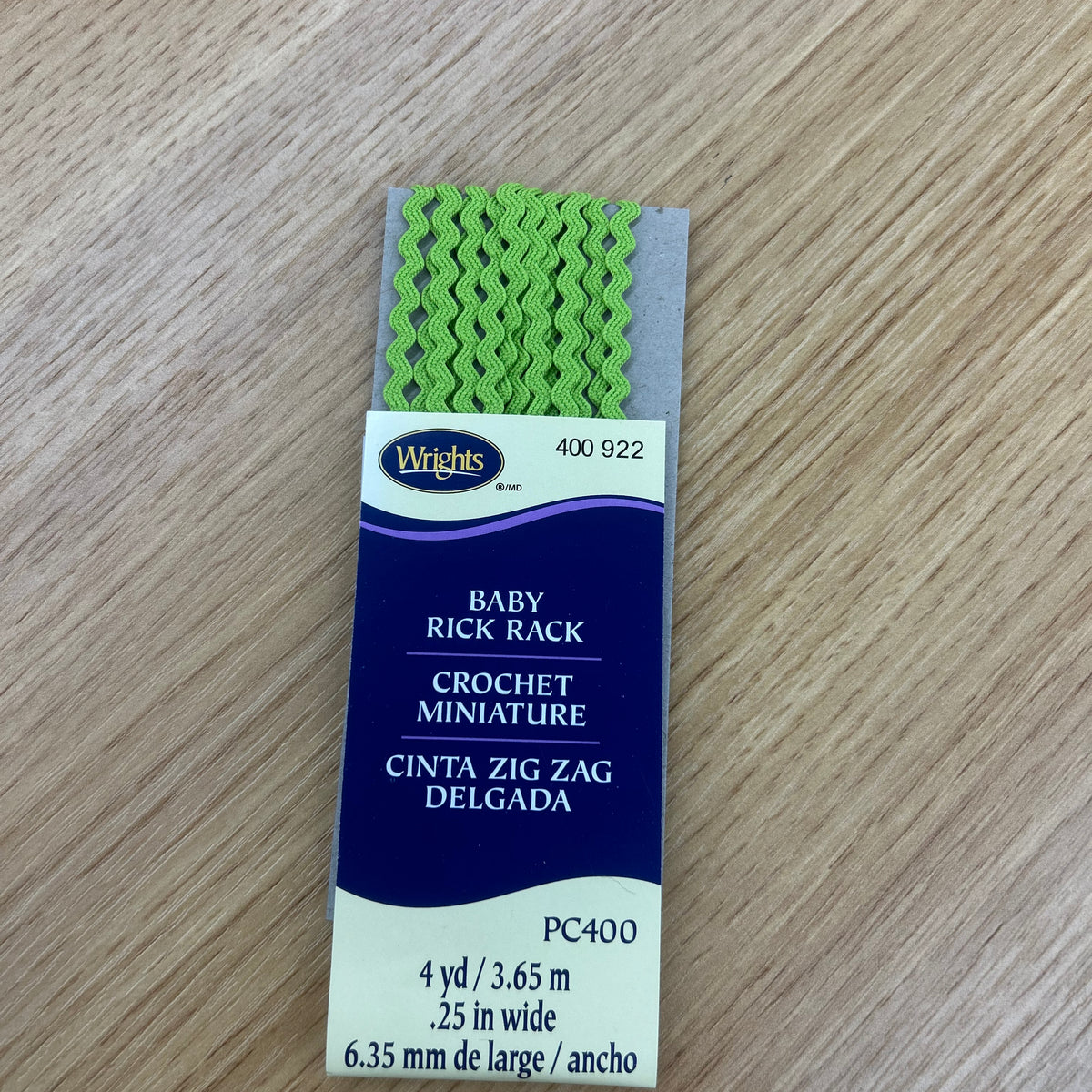 LEAF GREEN BABY RICK-RACK – Quilter's Corner SD