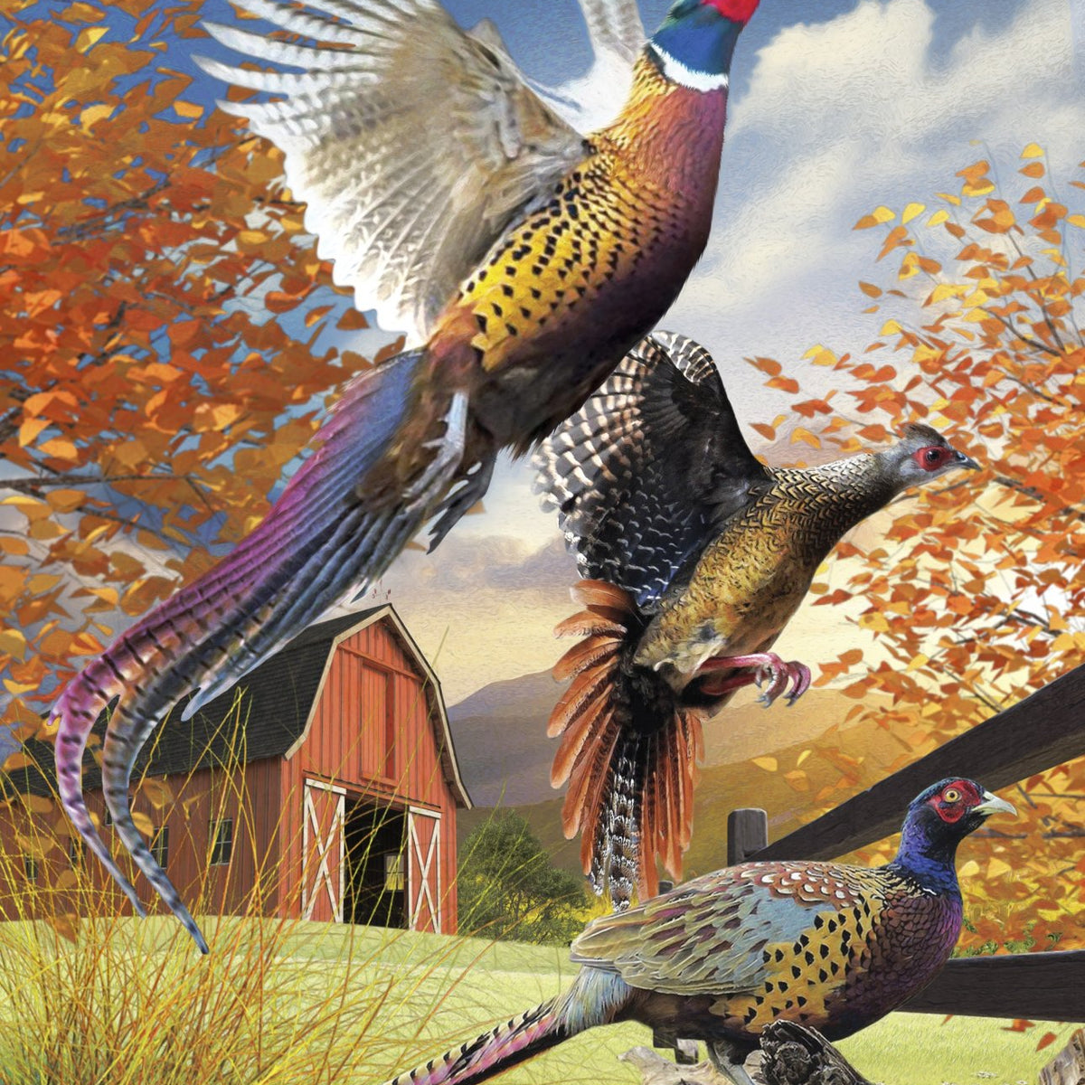 PHEASANT TRIP PANEL – Quilter's Corner SD