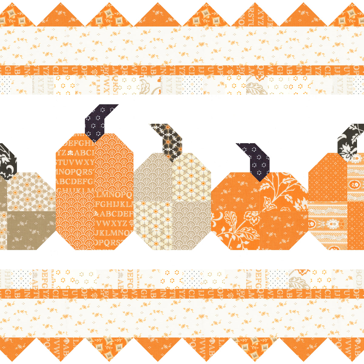 PUMPKINS IN A ROW PATTERN – Quilter's Corner SD