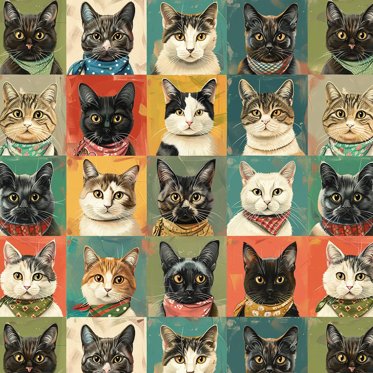 GRID CATS 2 MULTI – Quilter's Corner SD