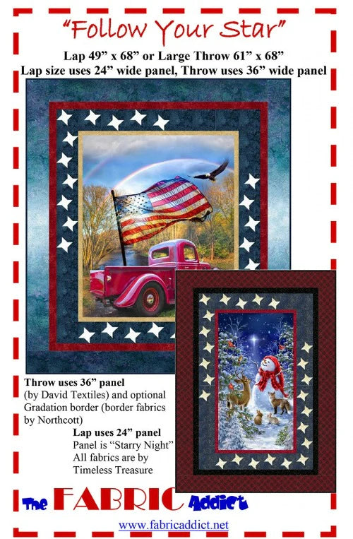 FOLLOW YOUR STAR PATTERN – Quilter's Corner SD