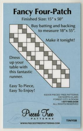 FANCY FOUR-PATCH PATTERN – Quilter's Corner SD