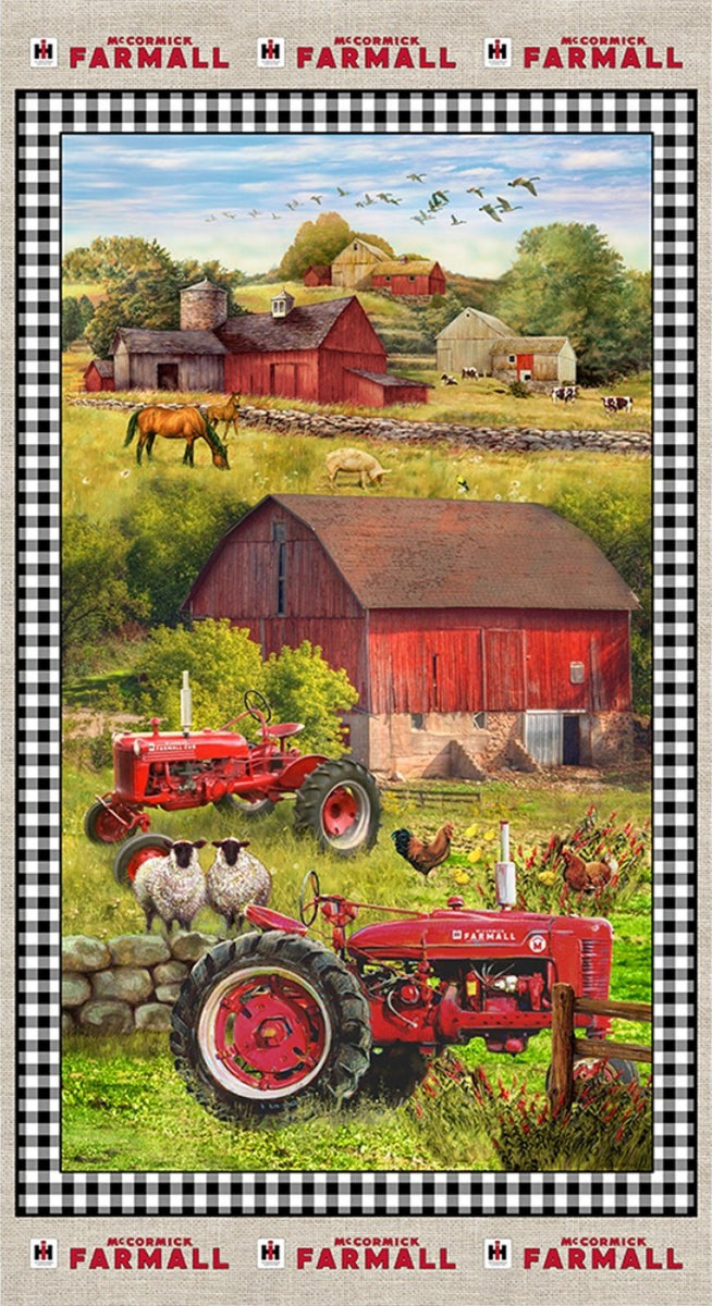 FARMALL TRACTOR PANEL – Quilter's Corner SD